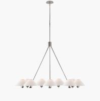 China SP5014 Hackney Large Chandelier Polished Nickel Finish 63