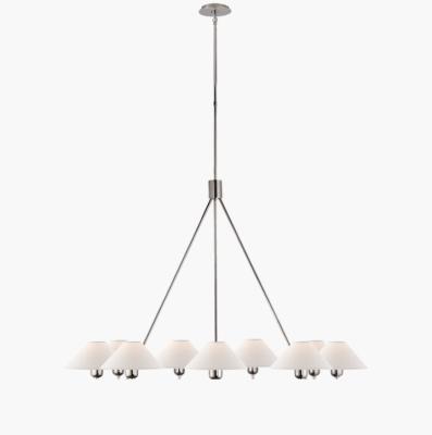 China SP5014 Hackney Large Chandelier Polished Nickel Finish 63