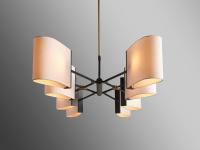 China Hand Polished Dessay Linear Chandelier 2309 60 W X 24 D X 60 OAH for sale