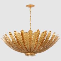 China Custom Large Hampton Brass Crystal Chandelier with 5-Year Warranty and Adjustable Height for Living Room Bedroom Kitchen for sale