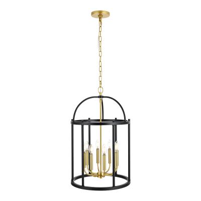 China Yihao Modern LED Chandelier Gold Iron Dome Pendant Light with Customized Designs and 30000 Hours Lifespan for Living Room for sale