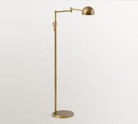 China Custom Design Brass Floor Lamp with Adjustable Height and Modern Style for Living Room and Bedroom for sale