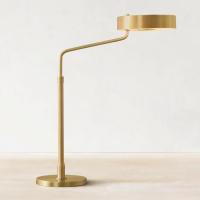 China Yihao Modern Classic Brass Base Table Lamp with Custom Packing and E26 Bulb Base for Living Room and Bedroom for sale