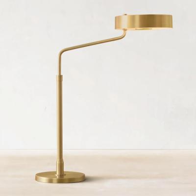 China Yihao Modern Classic Brass Base Table Lamp with Custom Packing and E26 Bulb Base for Living Room and Bedroom for sale