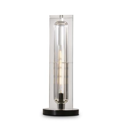 China Yihao Luxury Minimalist Bedside Lamp with K9 Crystal Shade Brass Body and 30000 Hours Lifespan for sale