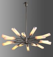 China Modern Adjustable Height Brass Body Suspended Pendant Light with 50000 Hours Lifespan for Living Room for sale