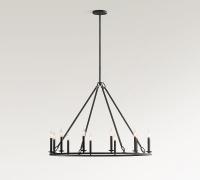 China Bronze Finish LED Chandelier Pendant Light with Modern Simple Luxury Style for Living Room and Restaurant for sale
