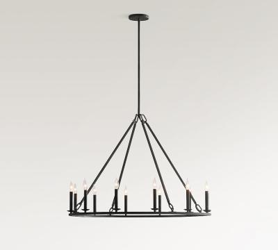 China Bronze Finish LED Chandelier Pendant Light with Modern Simple Luxury Style for Living Room and Restaurant for sale