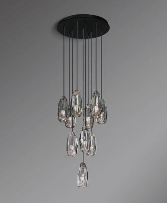 China Yihao 60W Brass Chandelier with Adjustable Height and 50000 Hours Lifespan for Modern Indoor Lighting for sale