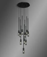 China Modern Brass Adjustable Height Pendant Light with 50000 Hours Lifespan for Living Room for sale