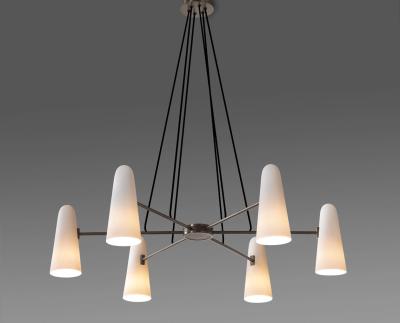 China Modern Brass Body Adjustable Height Pendant Light with 50000 Hours Lifespan for Living Room for sale