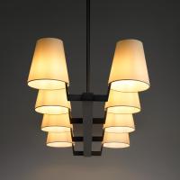 China Adjustable Height Brass Body Suspended Pendant Light with 50000 Hours Lifespan for Modern Living Rooms for sale