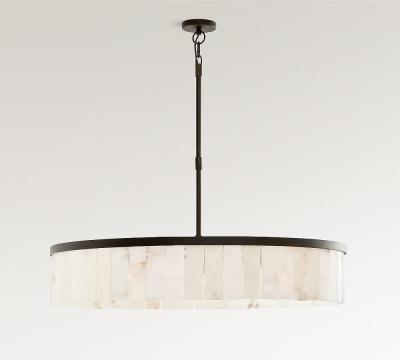 China Brass Body Adjustable Height Pendant Light with 50000 Hours Lifespan for Modern Indoor Lighting for sale