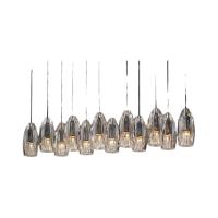 China Yihao CHATELET Adjustable Height Linear Pendant Light with Brass Body and 50000 Hours Lifespan for Modern Living Room for sale