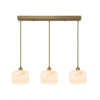 China Custom Modern Marble Pendant Light Luxury Nordic Style Chandelier with 50000 Hours Lifespan for sale