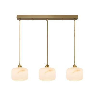 China Custom Modern Marble Pendant Light Luxury Nordic Style Chandelier with 50000 Hours Lifespan for sale