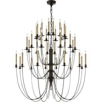 China American Classical Luxury 3500K Warm White Adjustable Height Chandelier with 36,000 Hours Lifespan for Villa Hotel Lobby for sale