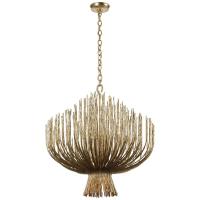 China Nordic Style Brass Body Chandelier with Adjustable Height and Crystal Shade for Modern Home Office Lighting for sale