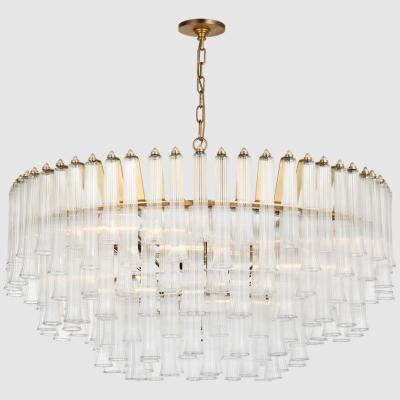 China Brass Body Adjustable Height Pendant Light with 5-Year Warranty for Modern Living Room Chandelier for sale