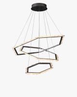 China Adjustable Height Crystal Shade Chandelier with 3500K Warm White Light for Modern Interiors for sale