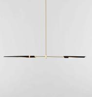 China Brass Body Pendant Light with 2700K Warm White LED and 50000 Hours Lifespan for Modern Indoor Spaces for sale