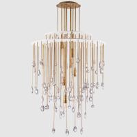 China Customizable K9 Crystal Chandelier Pendant Light with 50000 Hours Lifespan for Luxury Suspended Lighting for sale