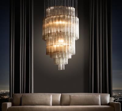 China Custom Design Copper Body Chandelier with 50000 Hours Lifespan for Modern Luxury Suspended Lighting for sale
