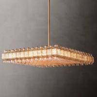 China Luxury K9 Crystal Chandelier with Copper Body and 50000 Hours Lifespan for Modern Living Room for sale