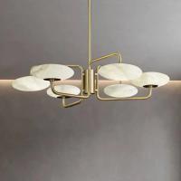 China Customizable Brass Body Pendant Light Chandelier with 50000 Hours Lifespan for Luxury Living Spaces for sale