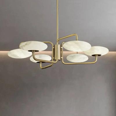 China Customizable Brass Body Pendant Light Chandelier with 50000 Hours Lifespan for Luxury Living Spaces for sale