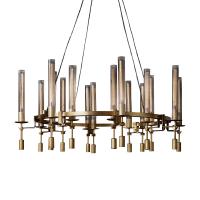 China Customizable Design LED Chandelier with 50000 Hours Lifespan and Adjustable Height for Modern Living Room for sale