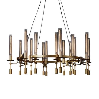 China Customizable Design LED Chandelier with 50000 Hours Lifespan and Adjustable Height for Modern Living Room for sale