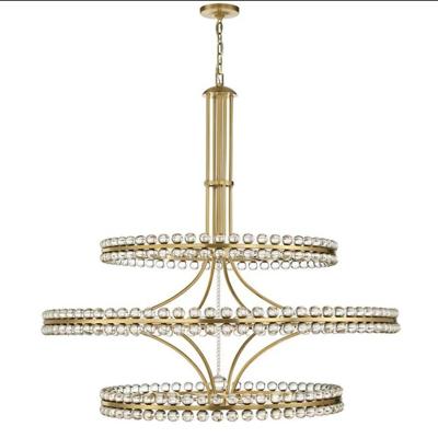 China Customizable Design Modern Crystal Chandelier with Adjustable Height and 50000 Hours Lifespan for Hotel and Home for sale