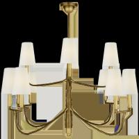 China Customizable Design LED Chandelier with 50000 Hours Lifespan for Elegant Suspended Lighting for sale