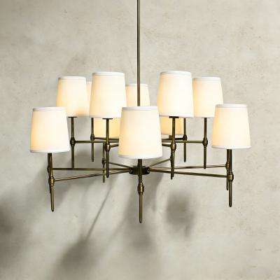 China Brass Body Pendant Light with 3500K Warm White LED and 5-Year Warranty for Dining Room for sale