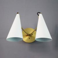 China Modern Brass Wall Lamp with Warm White 3500K LED Lighting for Living Rooms for sale