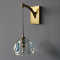 China Modern Design Brass Wall Lamp with 3500K Warm White Light for Luxury Living Rooms for sale