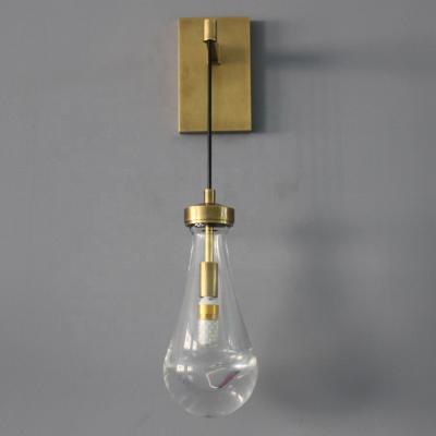 China Modern Design Brass Wall Lamp with 3500K Warm White LED Light for Living Room Decoration for sale