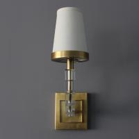 China Modern Brass Wall Lamp with 3500K Warm White Light for Elegant Indoor Decoration for sale