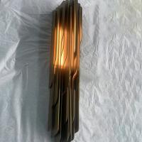 China Brass Material Modern Design Wall Lamp with 3500K Warm White LED Light for Living Room for sale