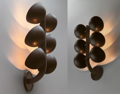 China Brass Material Wall Lamp with 2700K Warm White Light and Modern Design for Indoor Decoration for sale