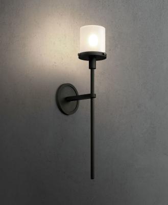 China Yihao VENTOUX Brass LED Wall Lamp with 30000 Hours Lifespan for Modern Living Room and Hotel Projects for sale