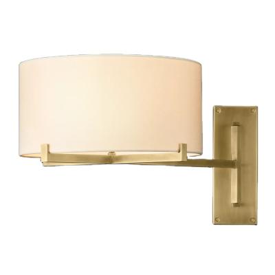 China Copper Material Wall Lamp with 2700K Warm White Light and Modern Design for Living Room for sale