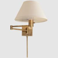 China Yihao Classic LED Swing Arm Copper Body Wall Lamp with 2700K Warm White Light and 30000 Hours Lifespan for Living Room for sale