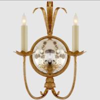 China Copper Material Wall Sconce with 2700K Warm White Light and Modern Design for Living Room for sale