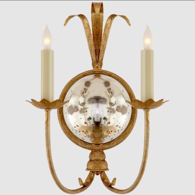 China Copper Material Wall Sconce with 2700K Warm White Light and Modern Design for Living Room for sale