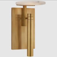 China Nordic Industrial Style Brass and Alabaster Wall Lamp with 2700K Warm White LED and 30000 Hours Lifespan for sale