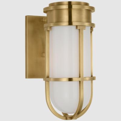 China Brass Material Wall Lamp with 2700K Warm White Light and 30000 Hours Lifespan for Living Room for sale
