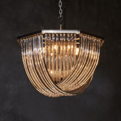 China Customizable Design Brass Crystal Chandelier with K9 Crystal Shade and 5-Year Warranty for Modern Living Room for sale
