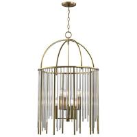 China Customized Design Adjustable Height Brass Crystal Chandelier with 50000 Hours Lifespan LED Pendant Lights for sale